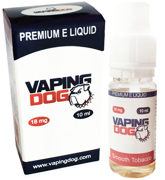 Smooth Tobacco e juice: Vaping Dog Smooth Tobacco | vapingdog.co.uk